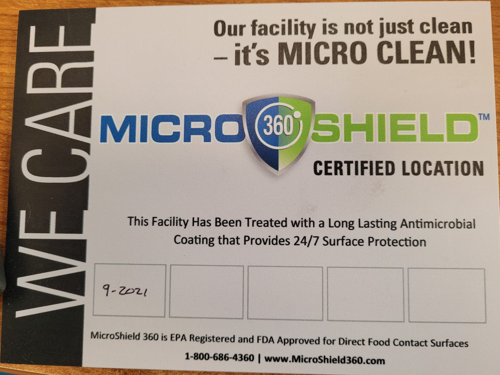 Our Facility is now Certified by Micro Clean - Phlebotomy Career Training
